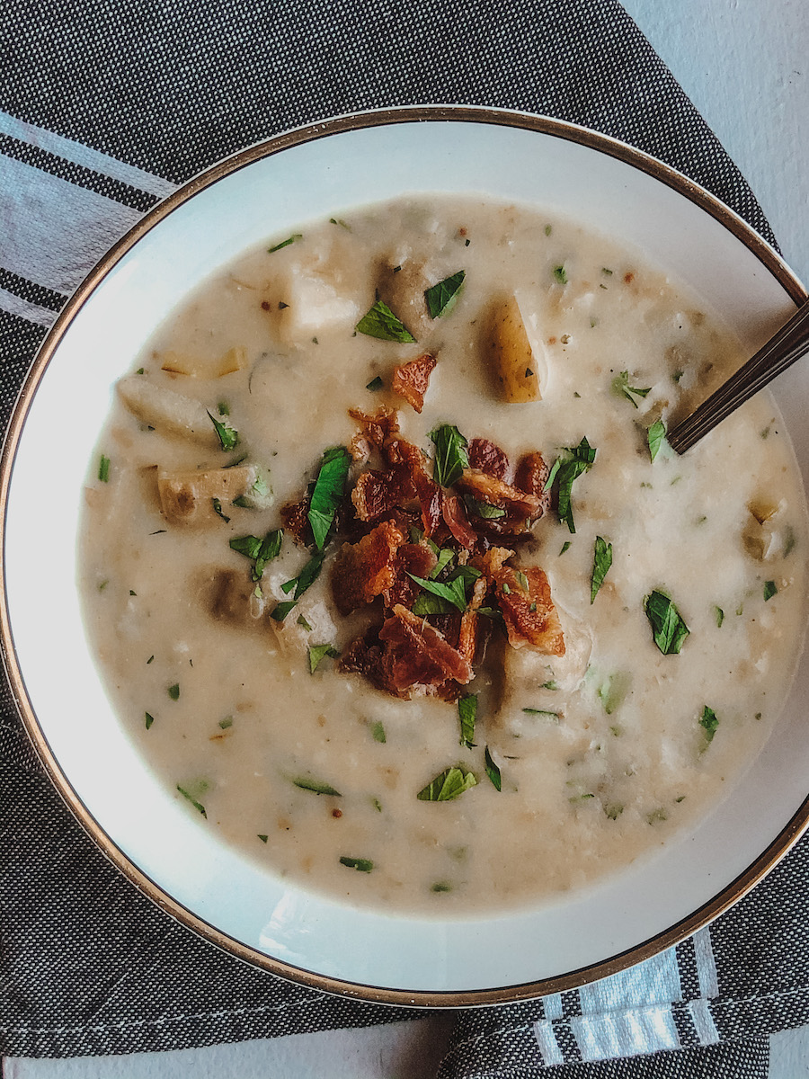 Potato & Leek Soup w/ Bacon | Mackenzie's Table
